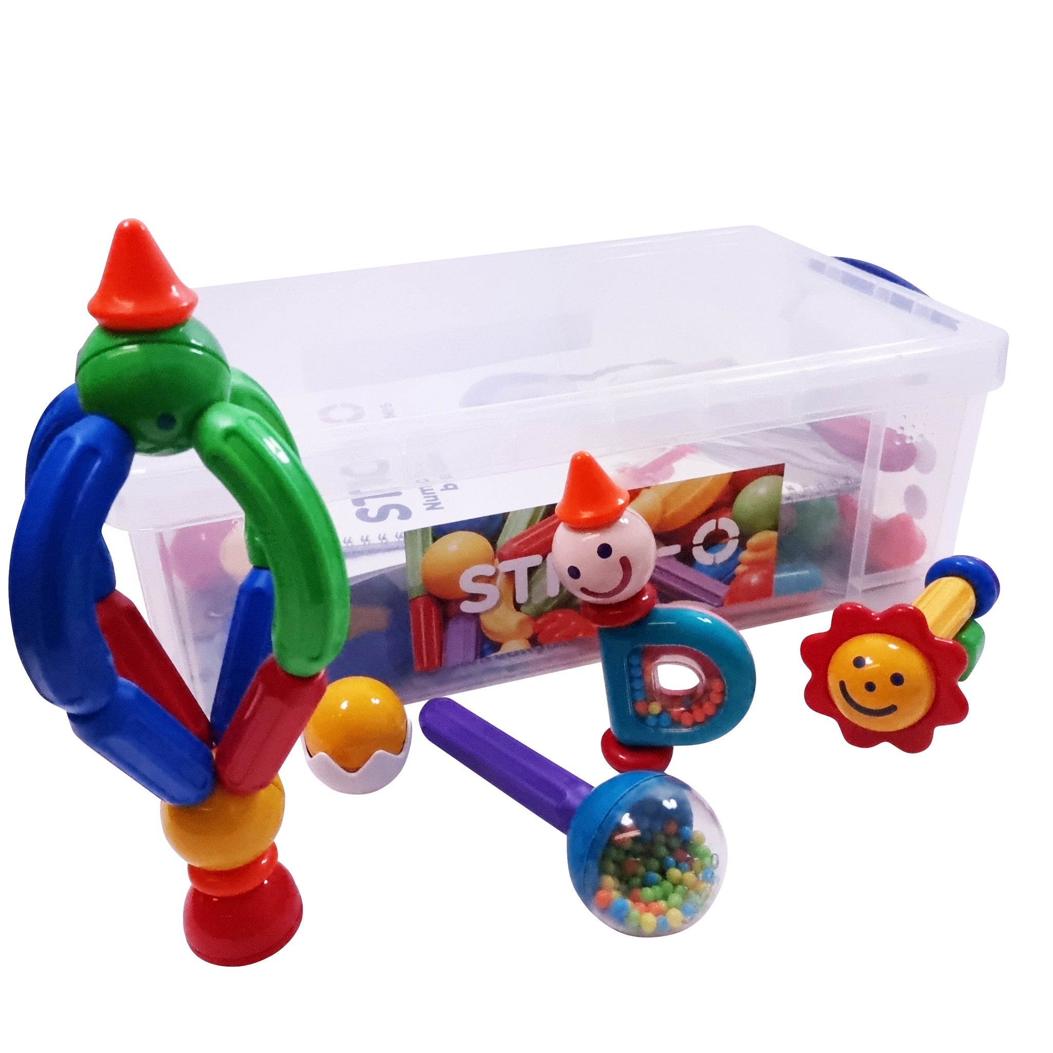Stick O Pre School Deluxe Magnetic Construction Blocks Magformers Toys UK